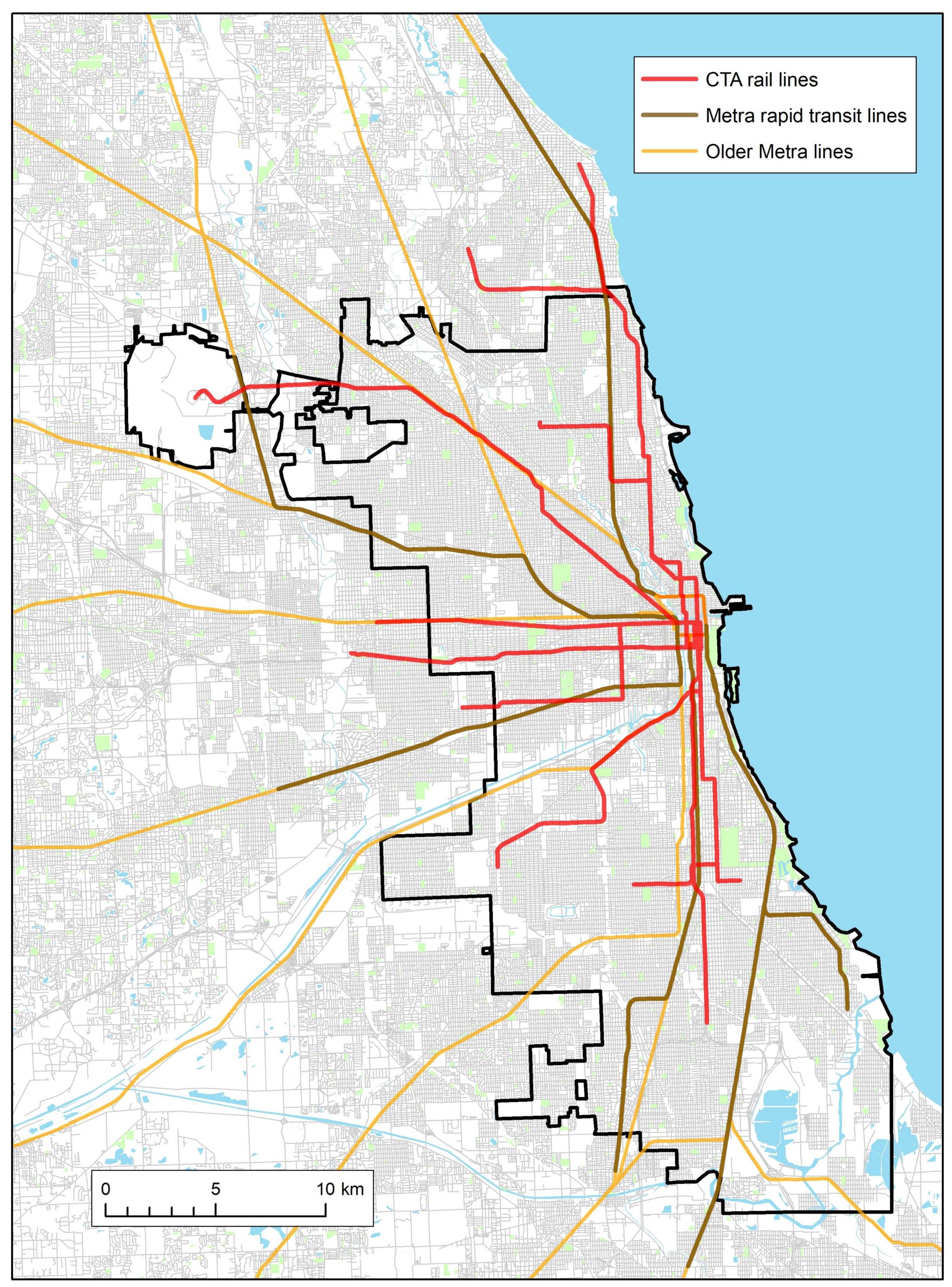 Metra Train Map